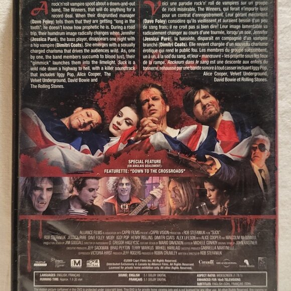 Movie Central | Media | Suck Dvd Malcolm Mcdowell Alice Cooper Alex ...